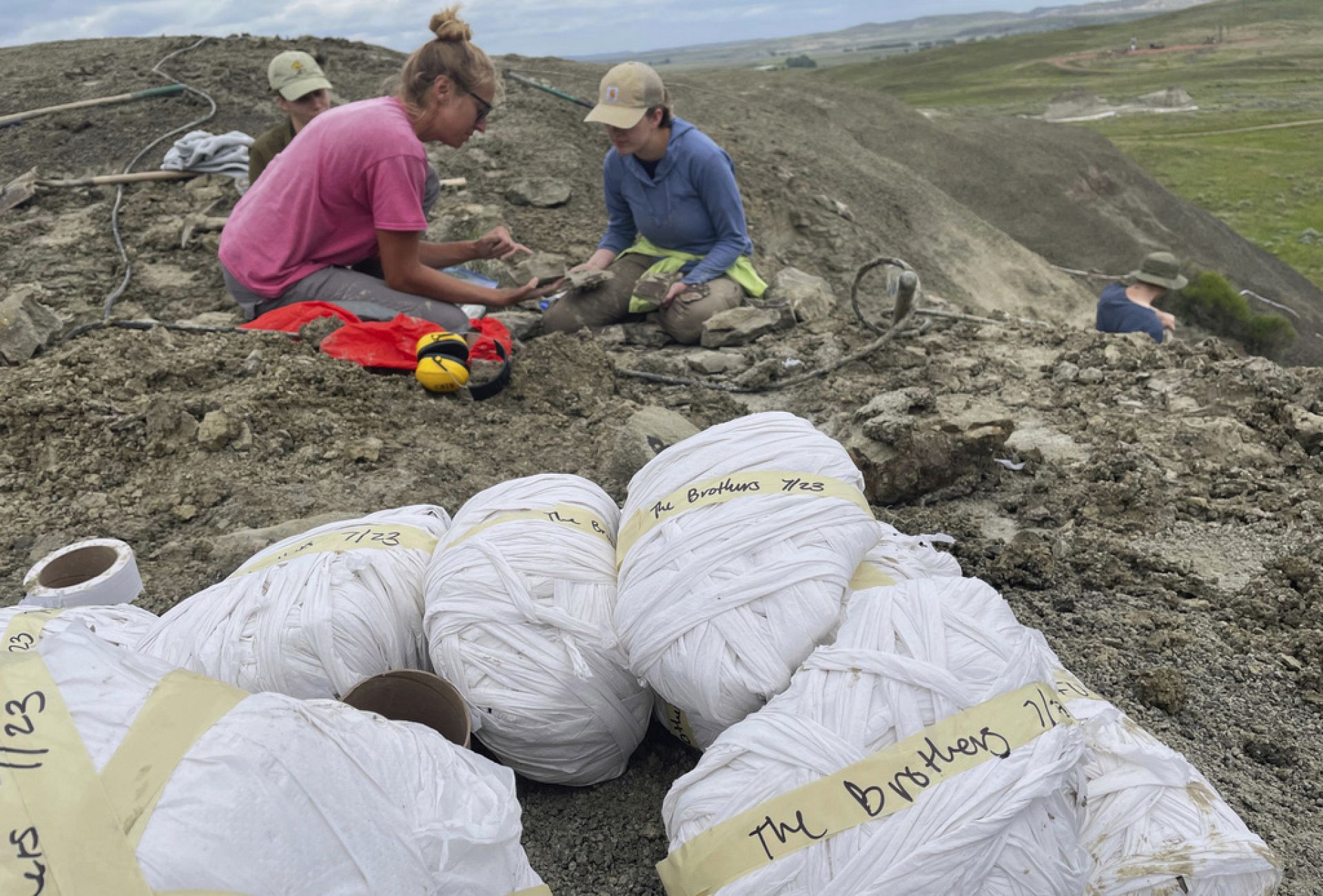 How three young explorers uncovered a T. rex fossil in North Dakota ...