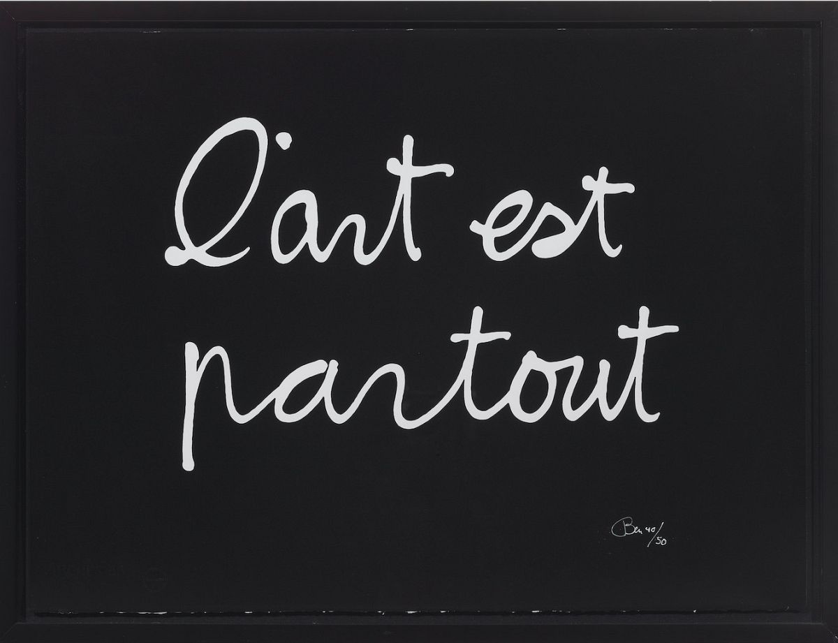 Tout est art: French artist Ben dies aged 88, just hours after wife's ...