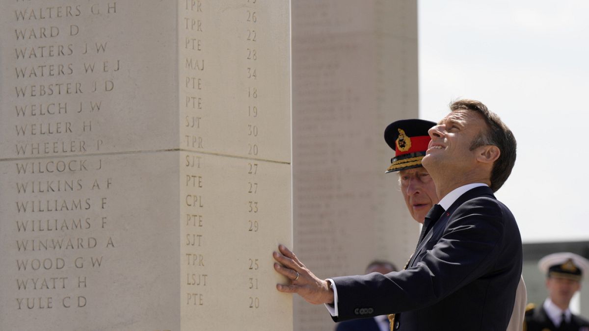 Video. 80 Jahre D-Day: Macron würdigte anstelle von Putin die Rote ...