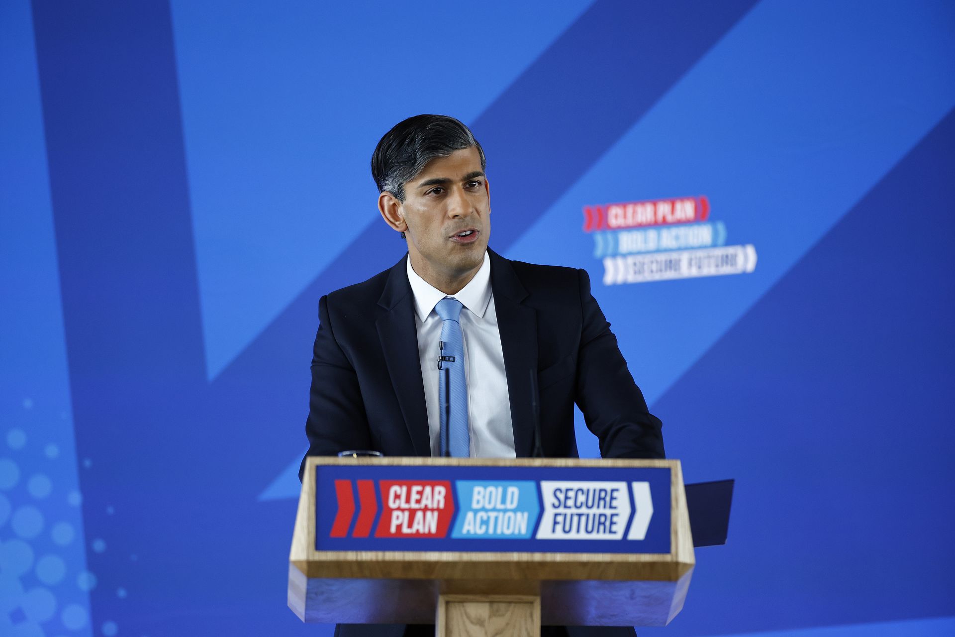 UK prime minister unveils Conservative Party manifesto ahead of general ...