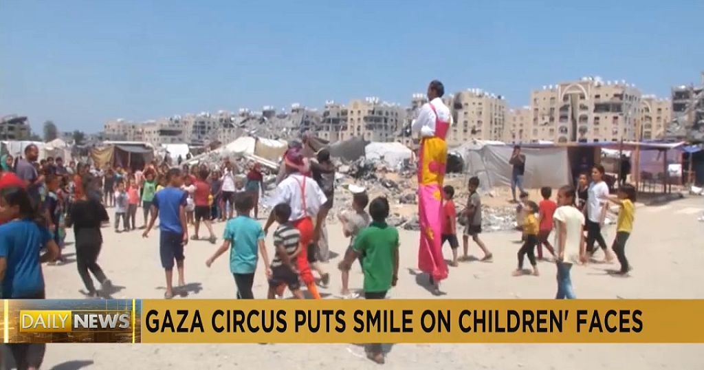 Gaza circus performers put smile on faces of Palestinian children ...