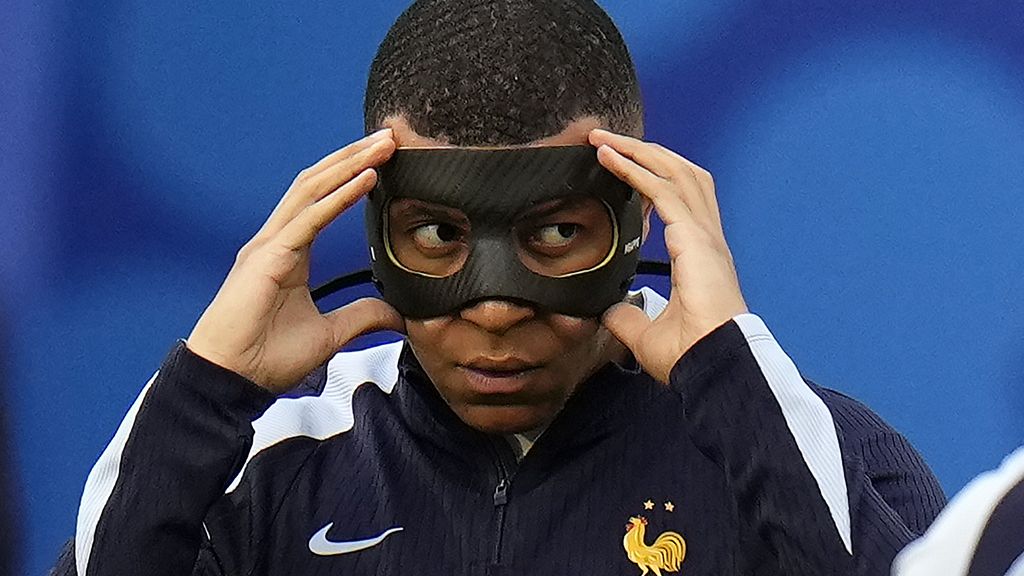 More changes to Mbappé face mask as France star's Euro 2024 problems ...