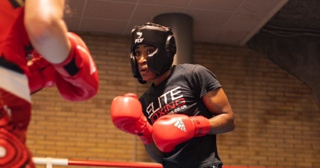 Olympics: Cindy Ngamba, 1-st boxer of the IOC refugee team, eyes gold ...