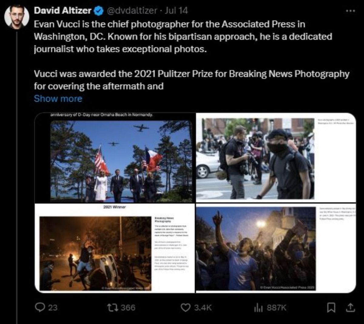 How AP photographer Evan Vucci took the defining image of Donald Trump ...