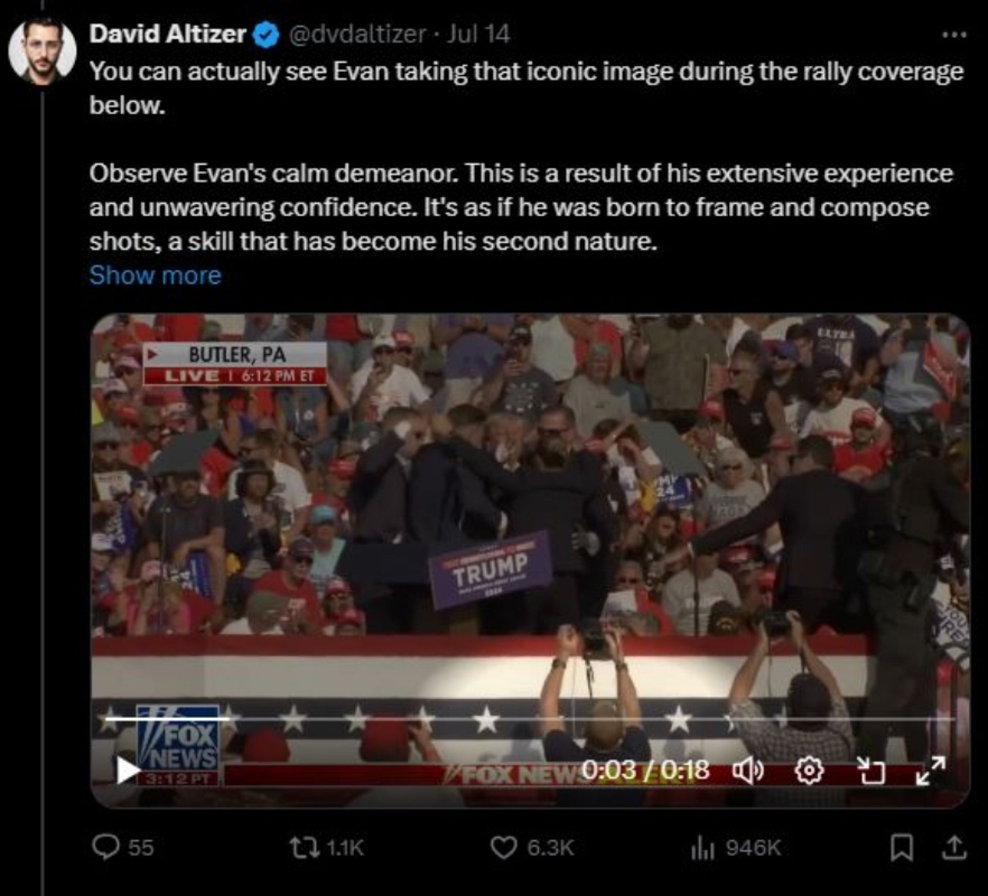 How AP photographer Evan Vucci took the defining image of Donald Trump ...