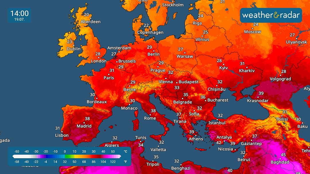 When will Europe’s heatwave end? Experts predict end date and storms ...