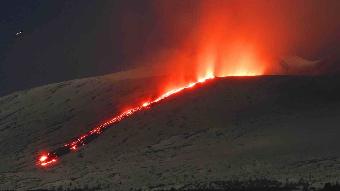 Volcán Monte Etna Volcanic Eruption Map Spotlight: Mount Etna And