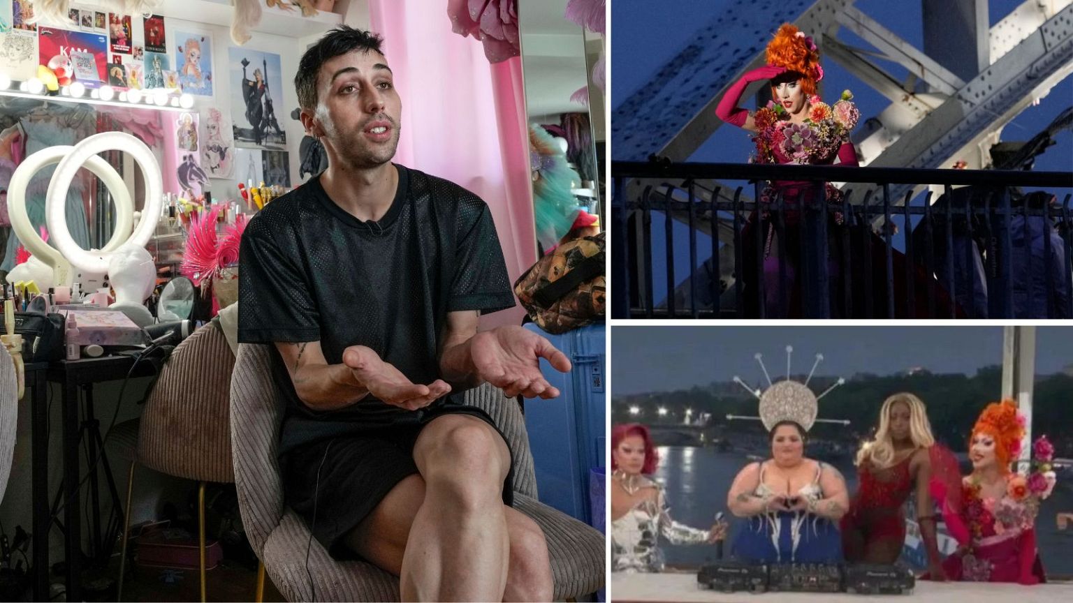 La drag queen française Paloma évoque la cérémonie d'ouverture des JO ...