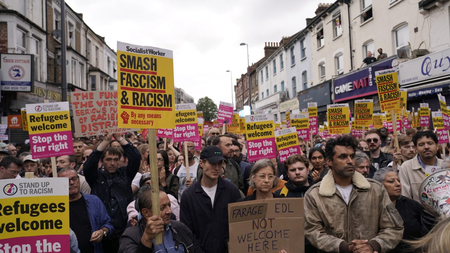 Thousands protest against racism across the UK after far-right riots ...