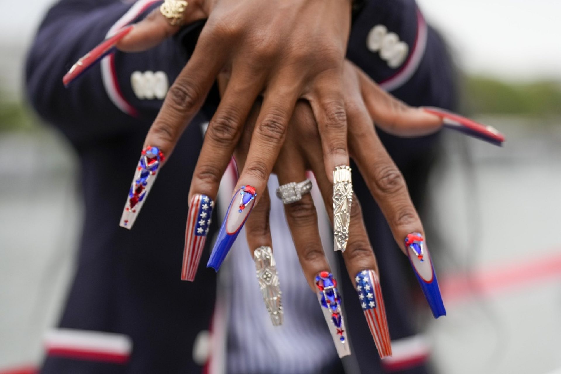 National flags, glitter and Olympic rings: The best nail art from the ...