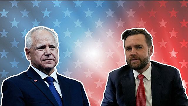 Walz v Vance: Two running mates, worlds apart | Euronews