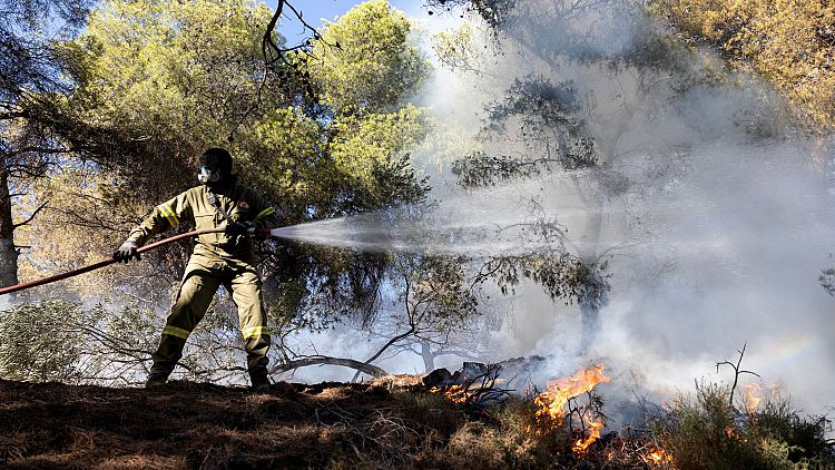 Hundreds of Greek firefighters contain Crete wildfire damage as high ...