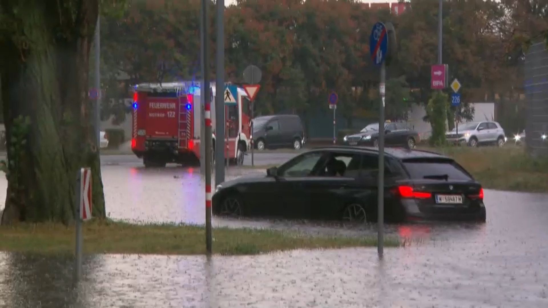 Las lluvias torrenciales provocan inundaciones en Viena y varias ...