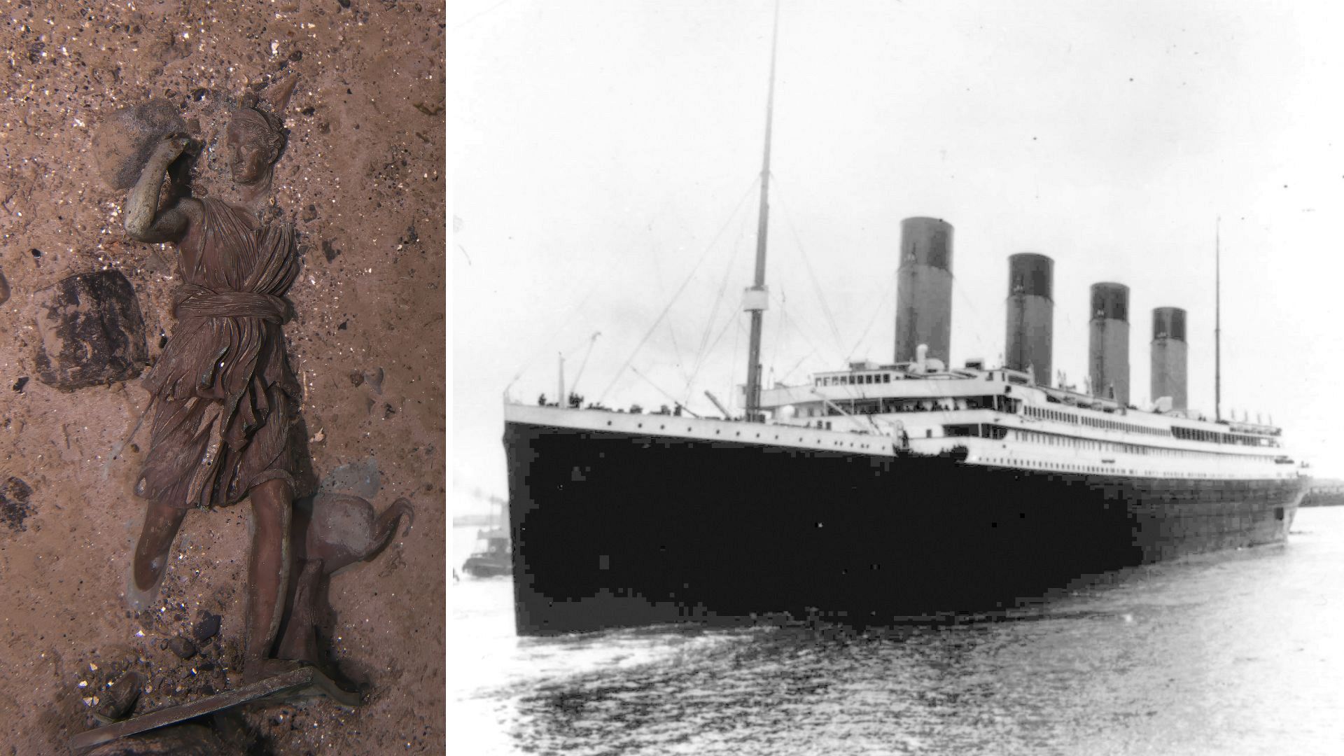 Long-lost Titanic statue resurfaces as new expedition reveals signs of ...