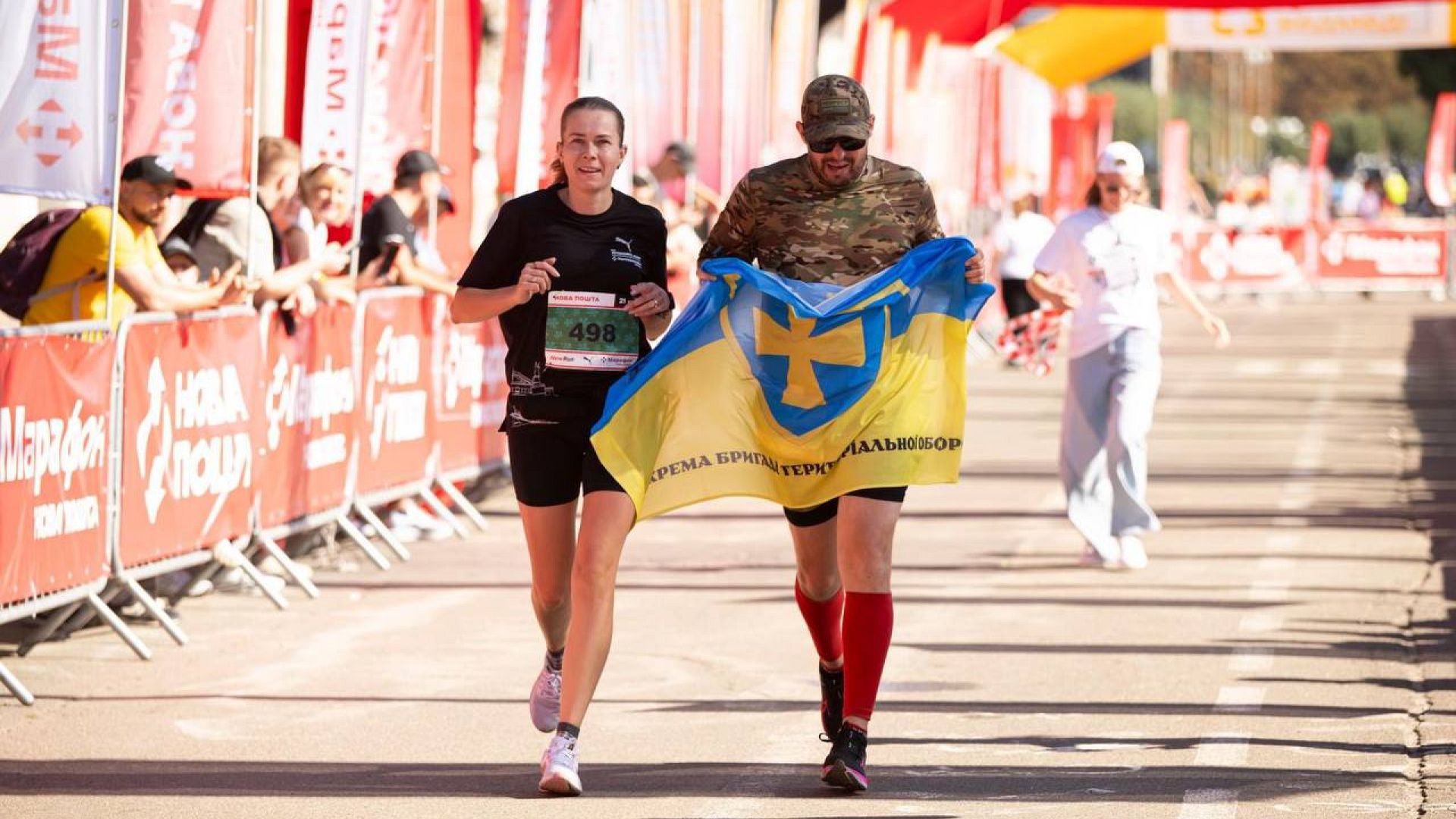 Running into battle: Ukrainian Ironman who swapped marathons for the ...