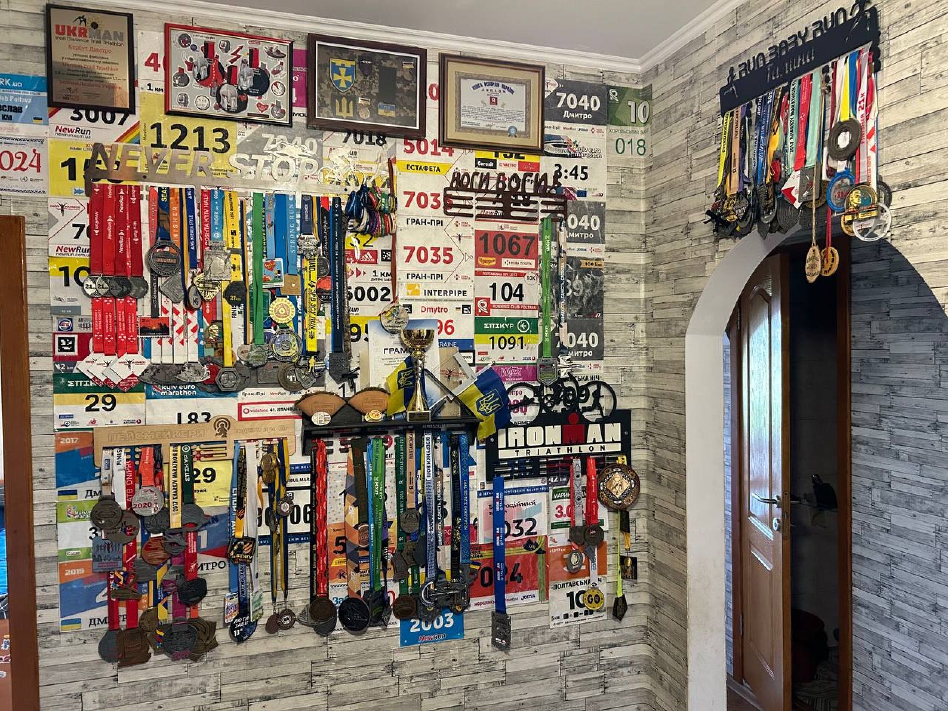 Running into battle: Ukrainian Ironman who swapped marathons for the ...