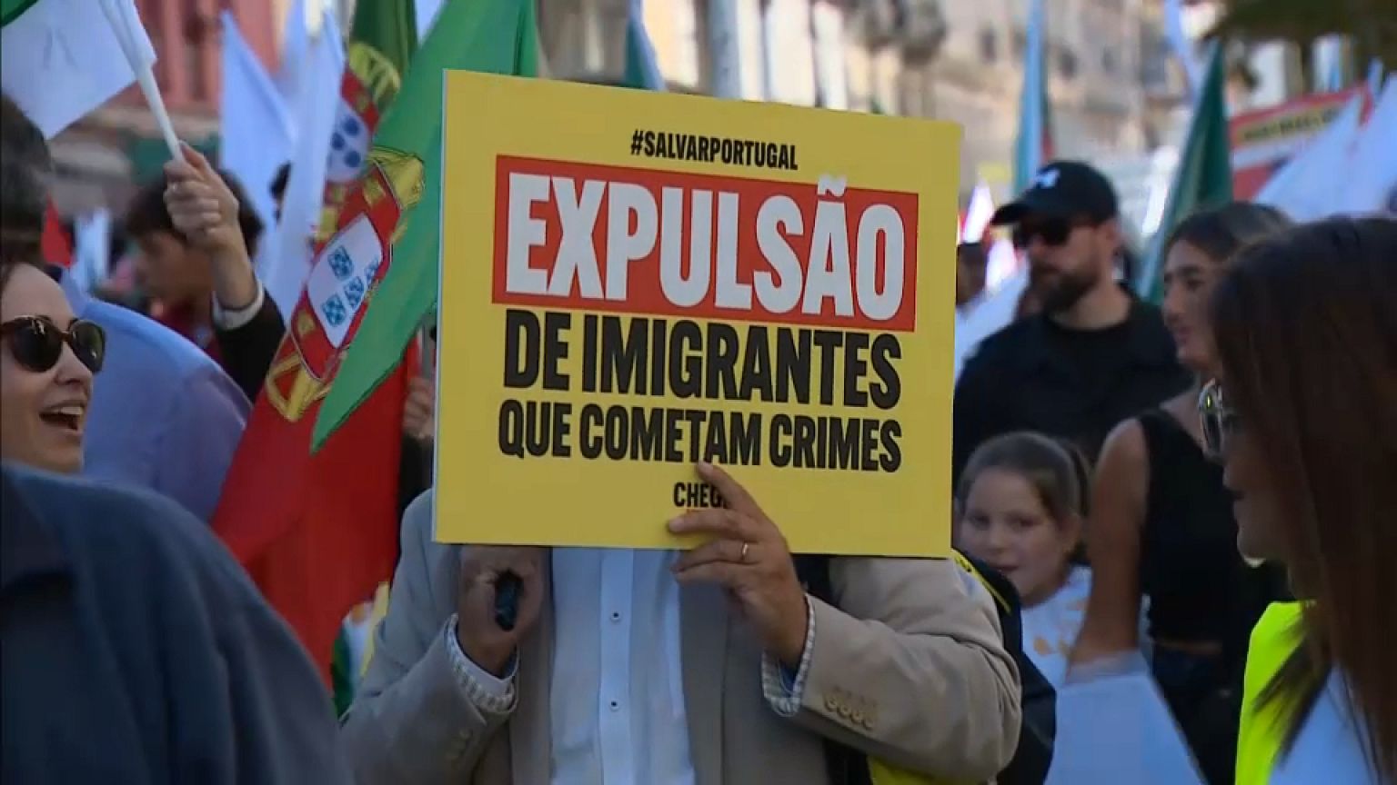 Thousands in Portugal march against immigration in rally called by far ...