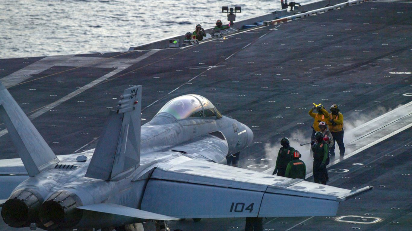 US warplane shot down by friendly fire in Red Sea, pilots eject safely ...