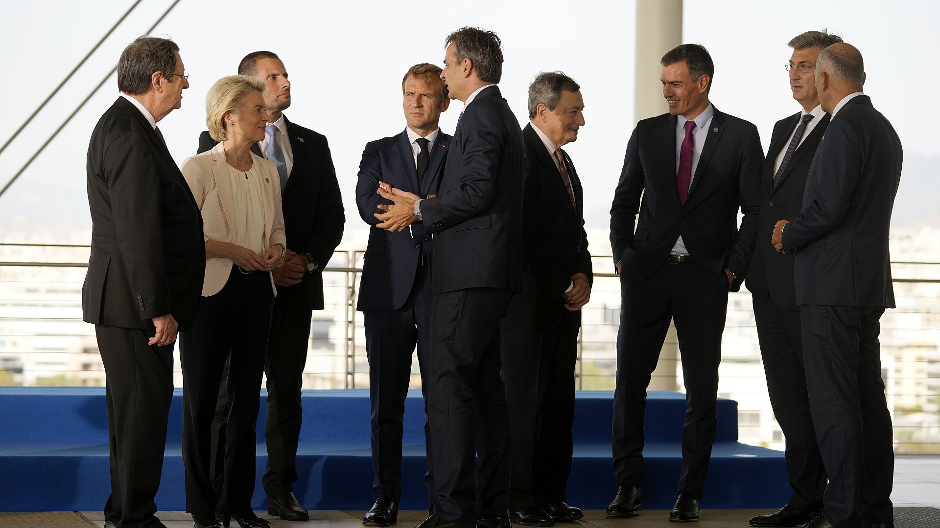 Video. MED 9 in Cyprus: EU Leaders meet in the shadow of the war in ...