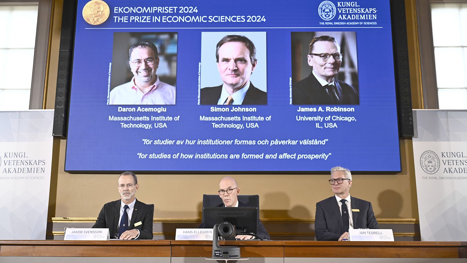 Three win Nobel Prize in Economics for research in global inequality ...
