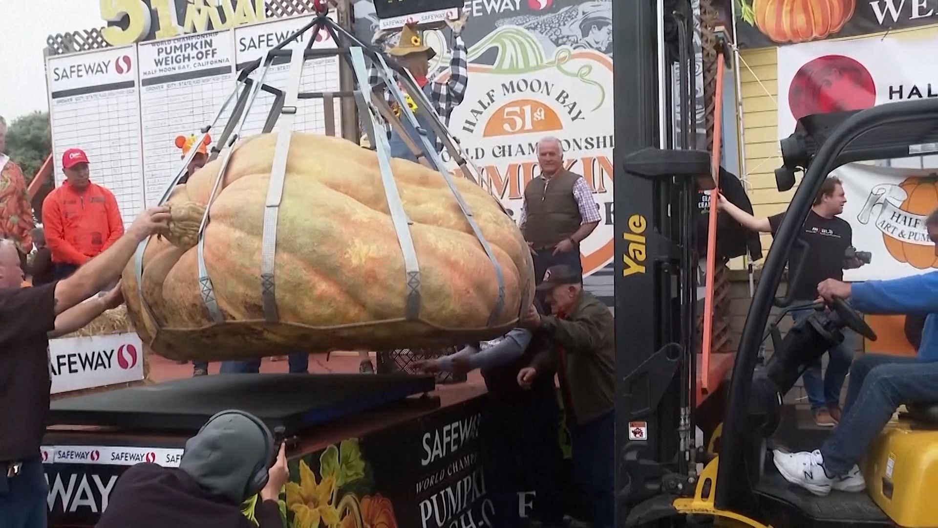 Vídeo. Vídeo: La calabaza gigante que ha ganado en un concurso en ...