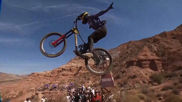 Video. Brandon Semenuk sets record with fifth Red Bull Rampage victory ...