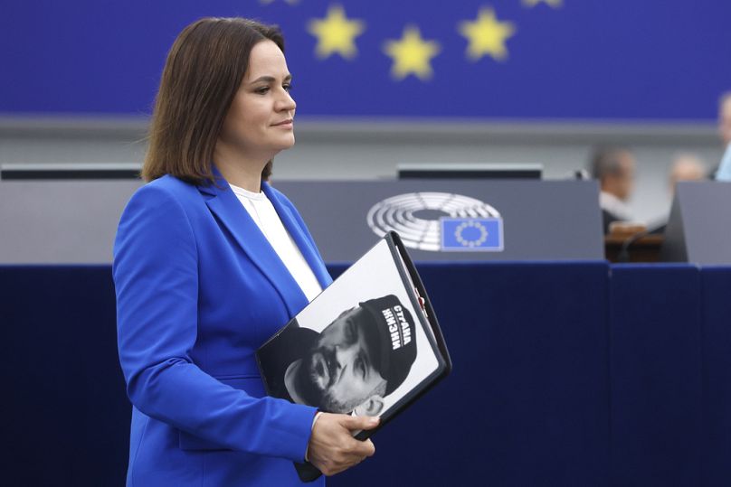 Belarus Opposition Leader Tsikhanouskaya Calls For Unity And Global