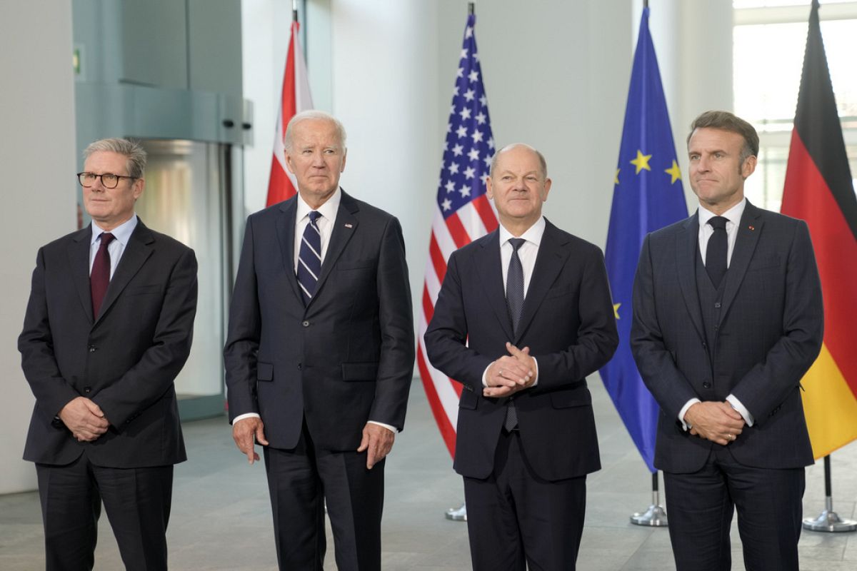 El presidente de Estados Unidos Joe Biden pide más apoyo occidental a ...
