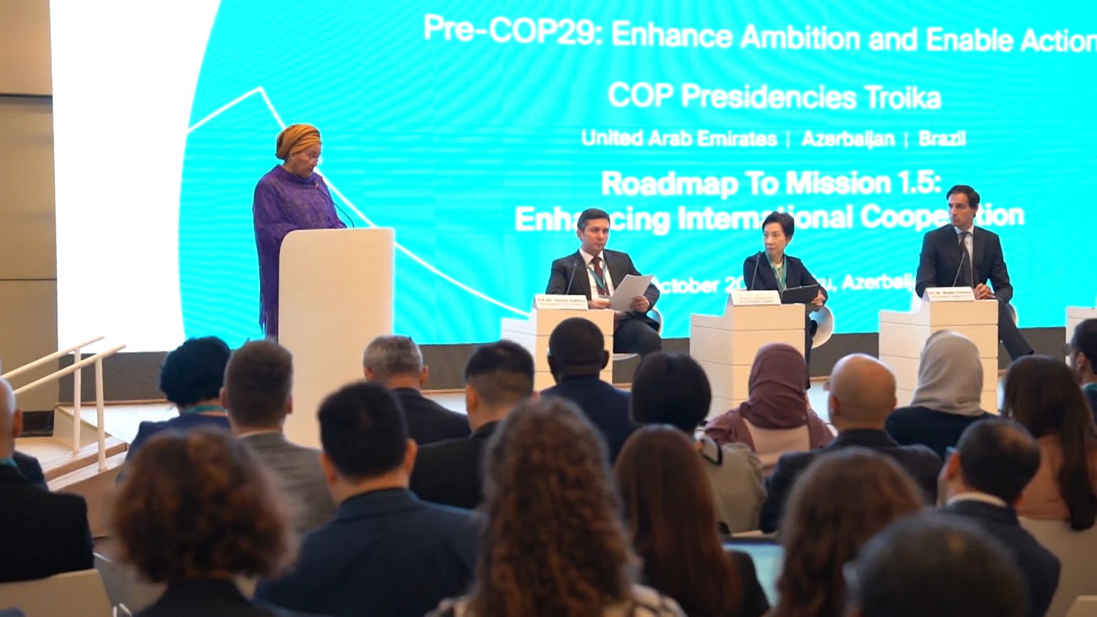 Pre-COP29: i leader mondiali si incontrano a Baku per parlare del clima e aumentare gli ...