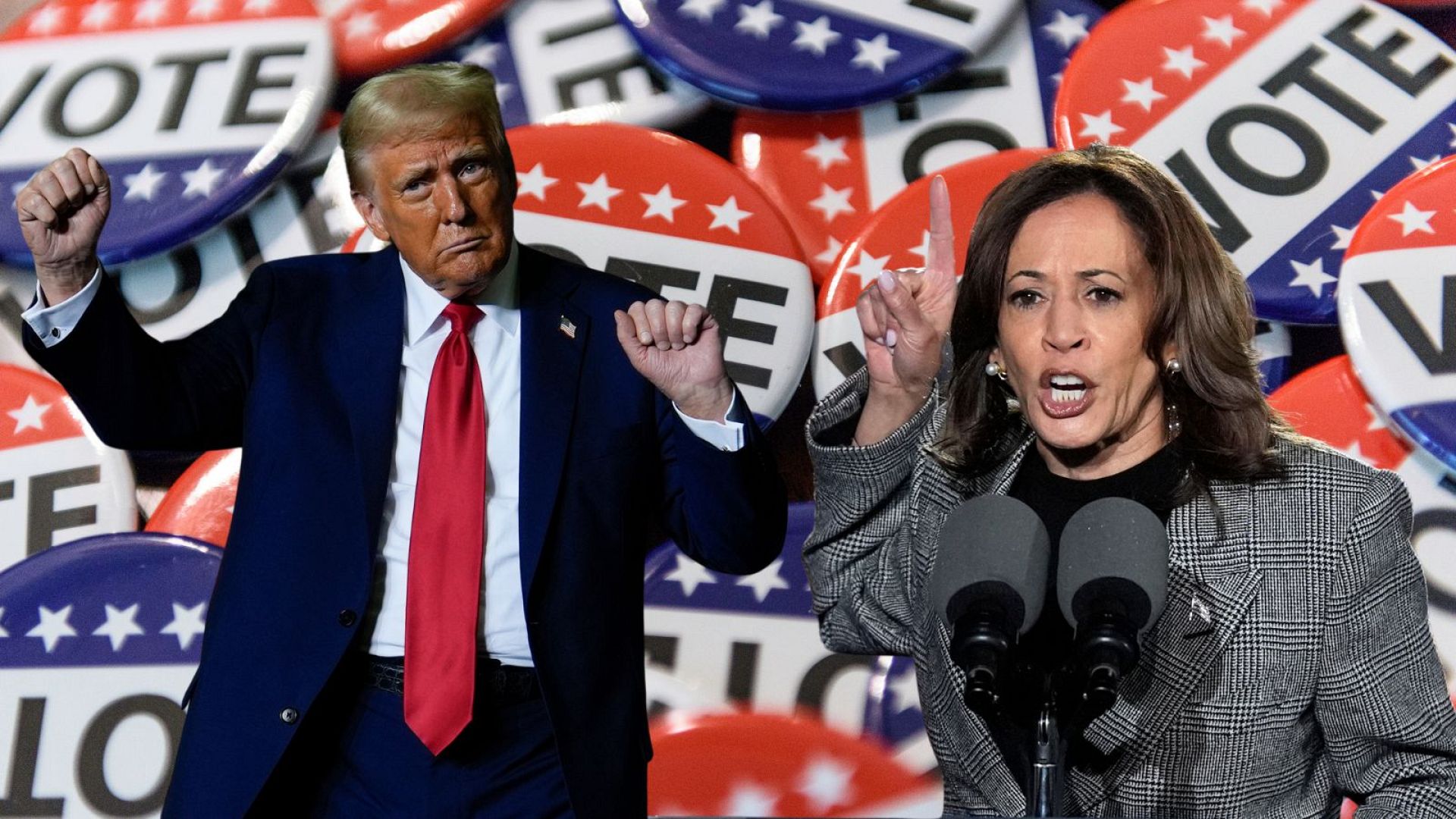 The most dramatic, viral and absurd moments of the 2024 US election ...