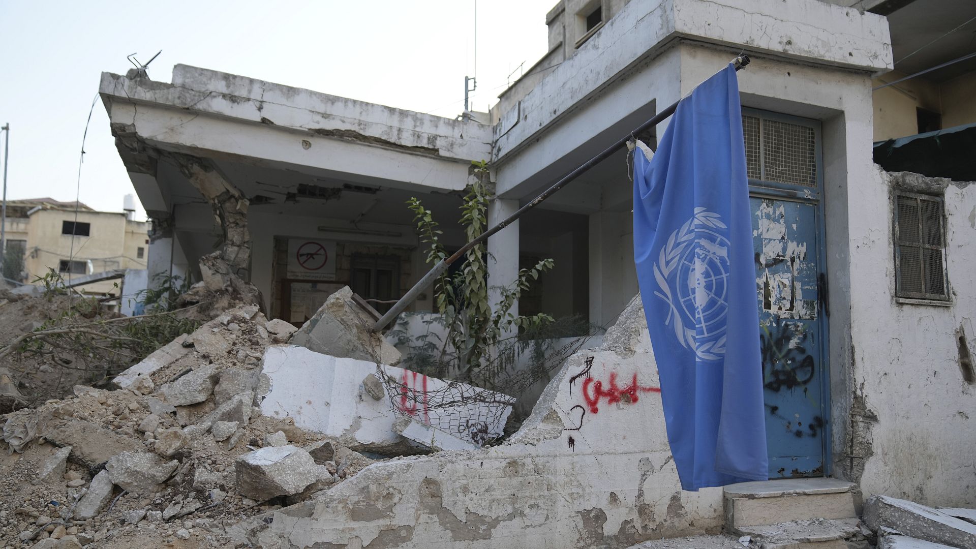 Palestine blames Israel for damaging UNRWA's West Bank offices during ...