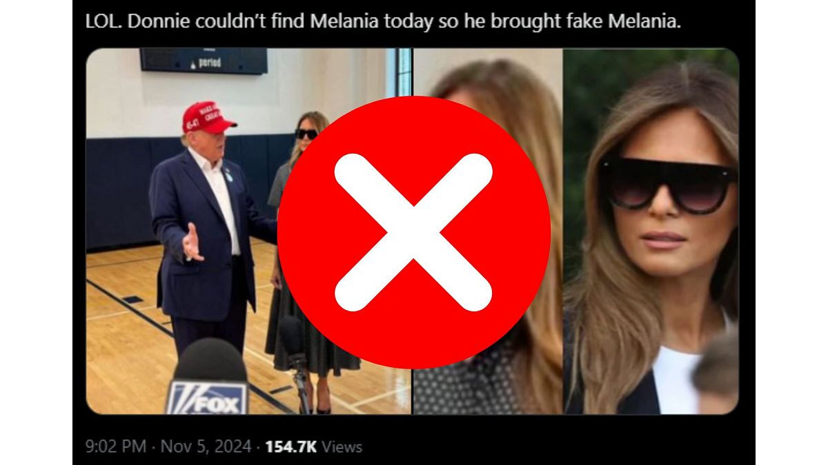 No, Melania Trump didn't use a body double during the US election ...