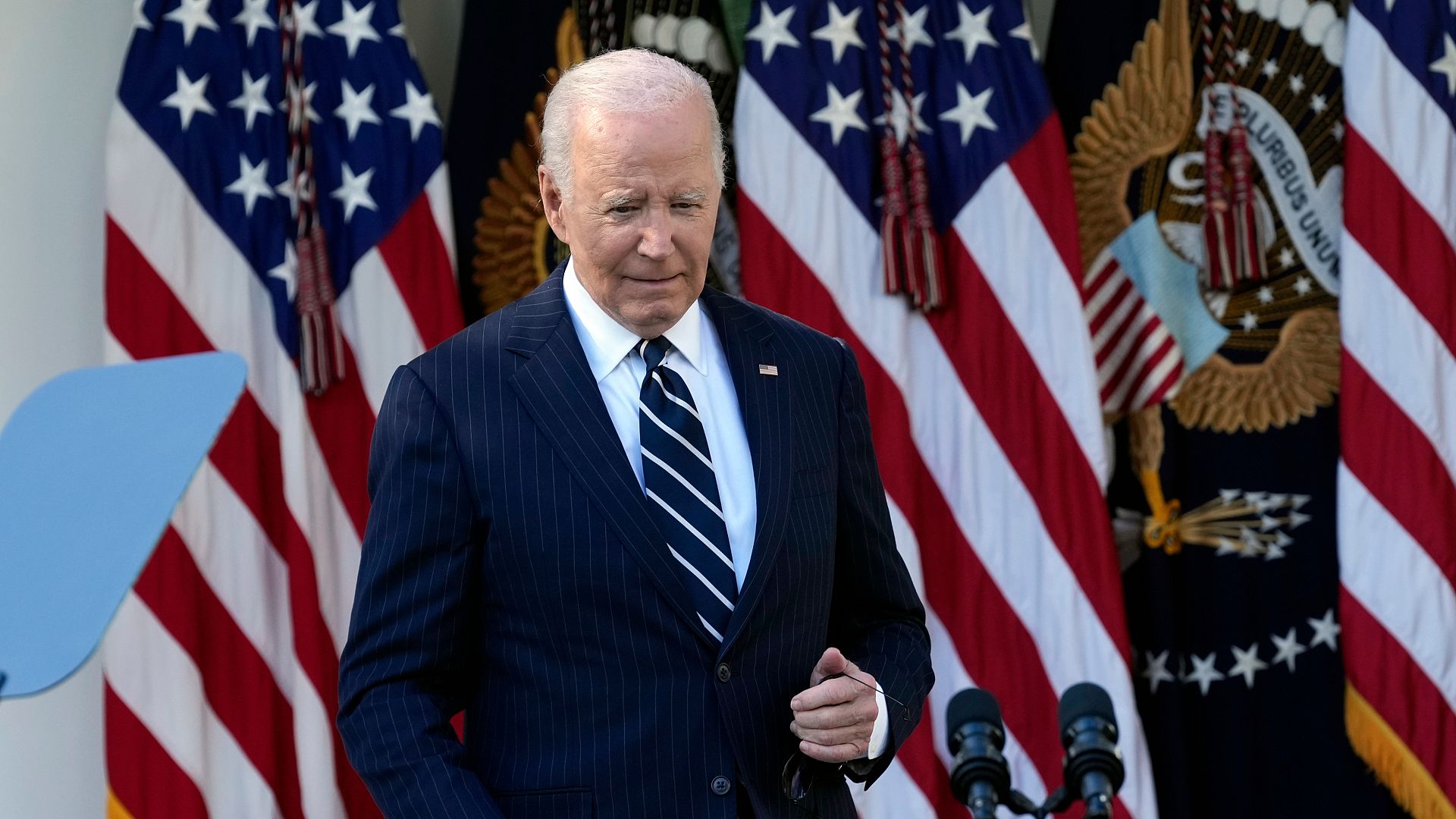 Joe Biden praises Kamala Harris and US democracy in White House address ...