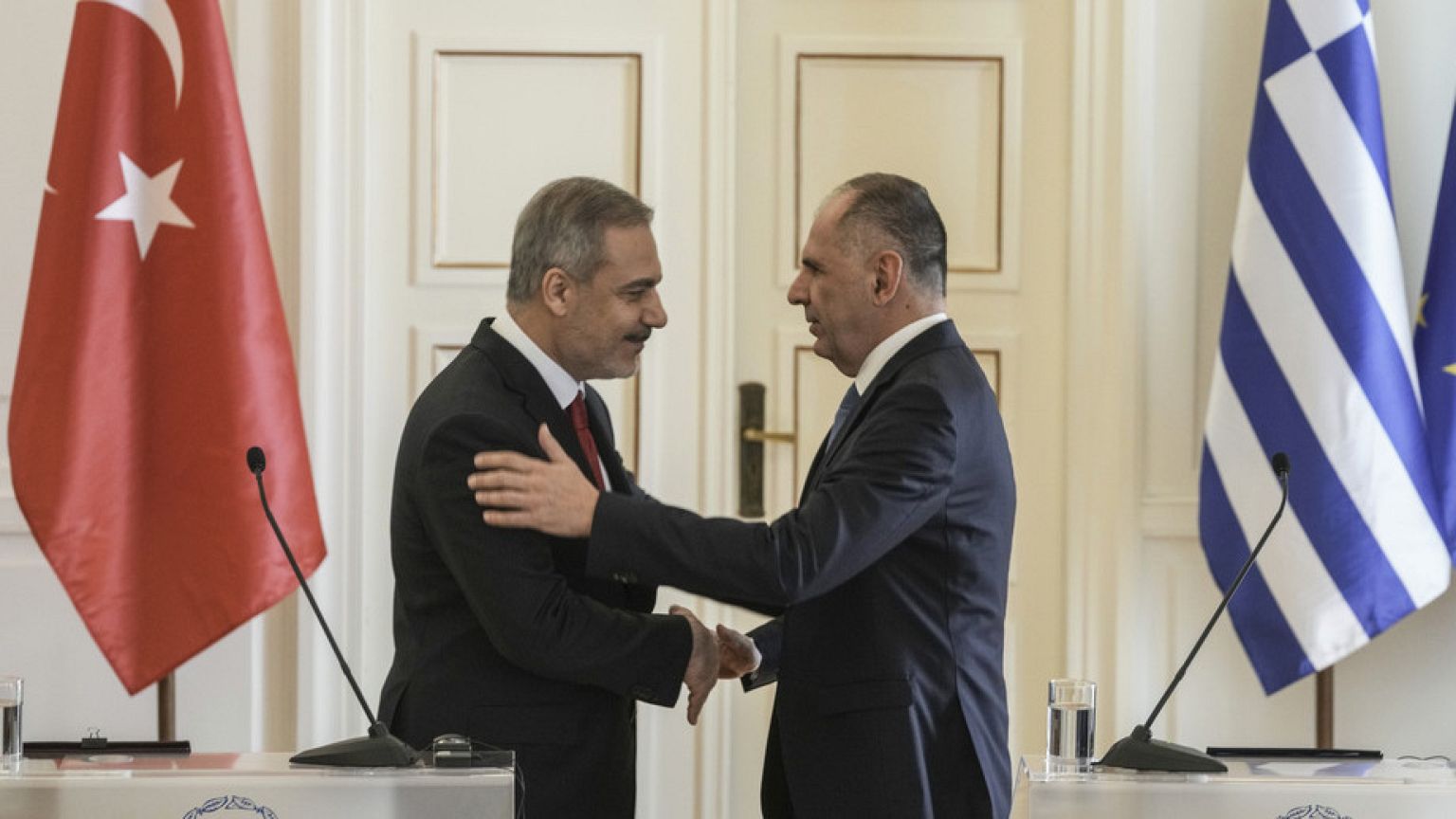 Greece and Turkey hail positive meeting but say more work to be done on ...