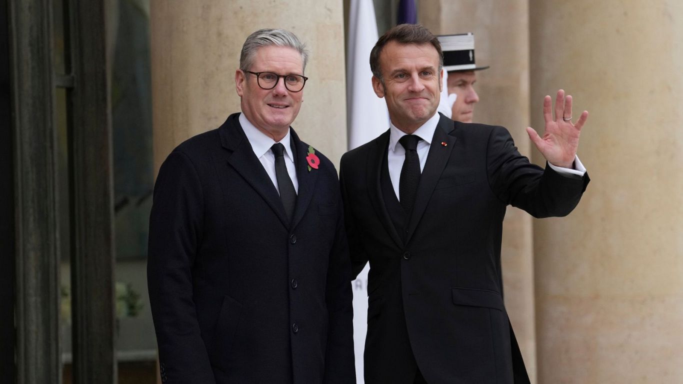 Armistice Day: Starmer and Macron celebrate Franco-British relations in ...
