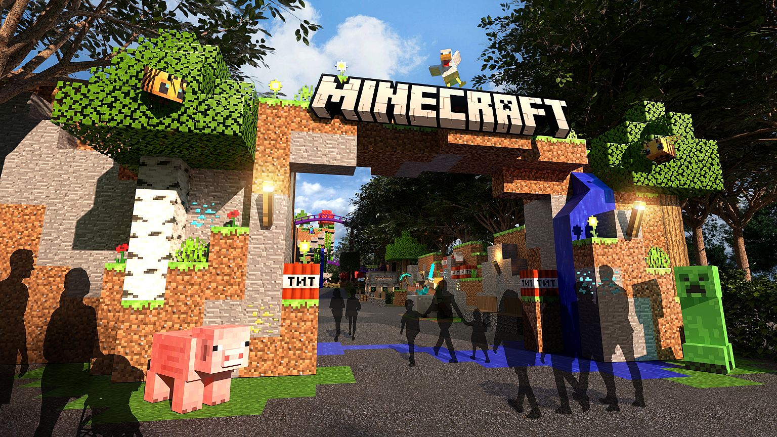 Minecraft Se Hará Realidad Con Atracciones De Parques Temáticos En Ee