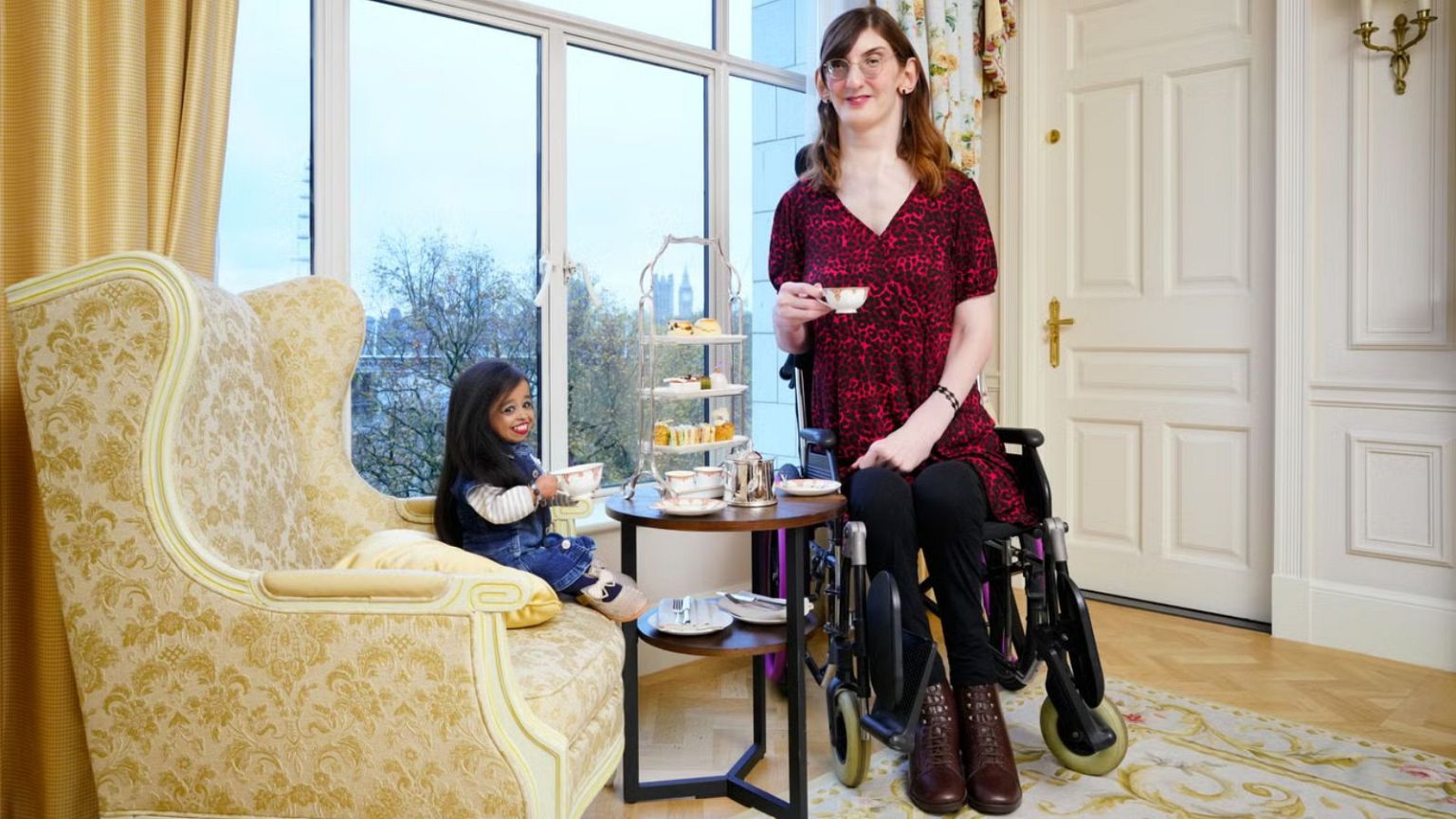The world's tallest and shortest women meet in London for record ...