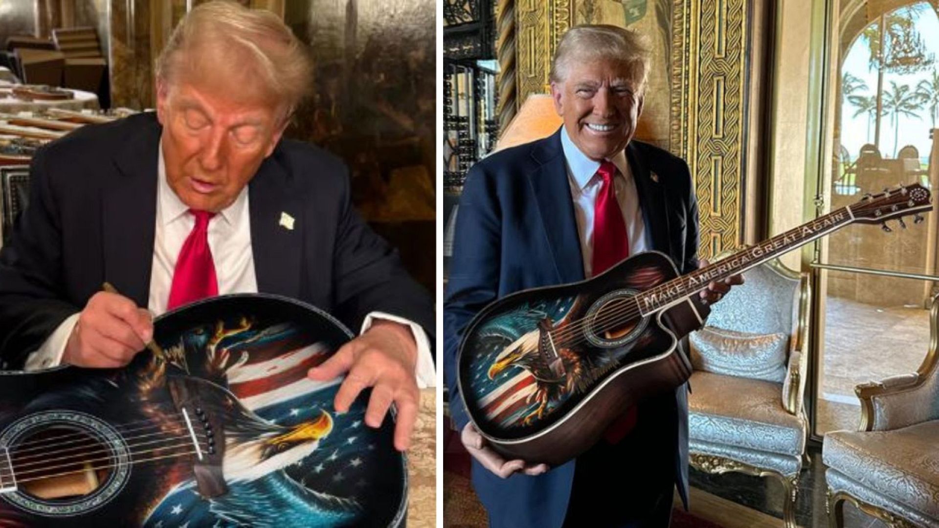 Legendary guitar brand Gibson hits Donald Trump with cease and desist | Euronews