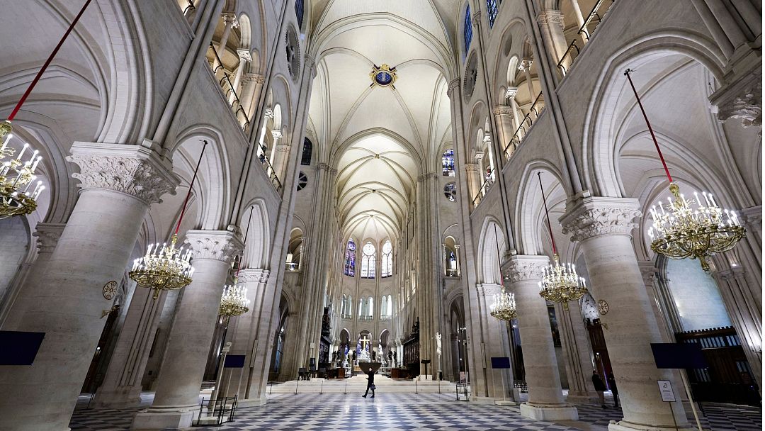 In Pictures: First images of France's Notre Dame cathedral's restored ...