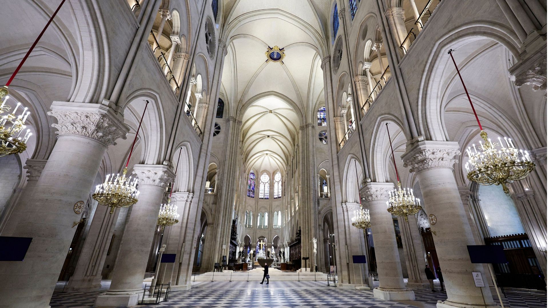 In Pictures: First images of France's Notre Dame cathedral's restored ...