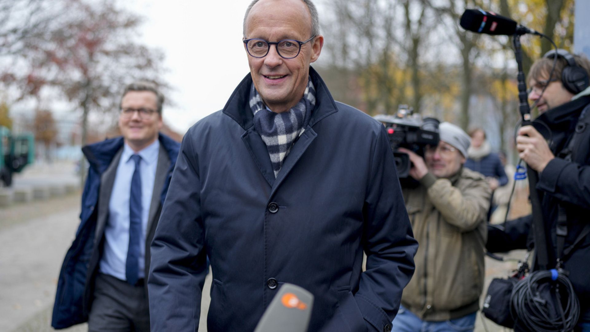 Germany's CDU leader Friedrich Merz visits Kyiv to reaffirm support ...