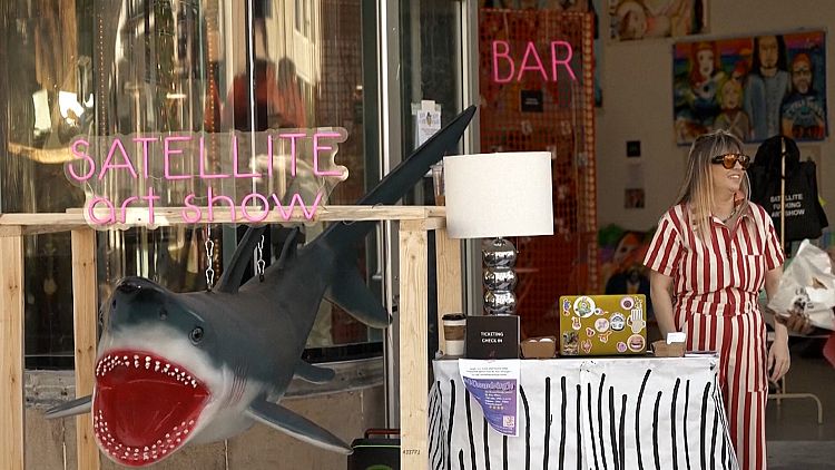 Video. Satellite Art Show, an unusual exhibition | Euronews