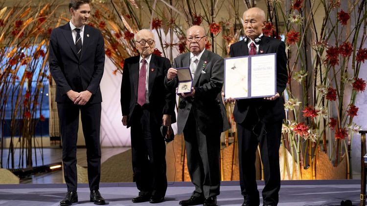 Le groupe Nihon Hidankyo, prix Nobel de la paix 2024 appelle à l'abolition des armes nucléaires ...