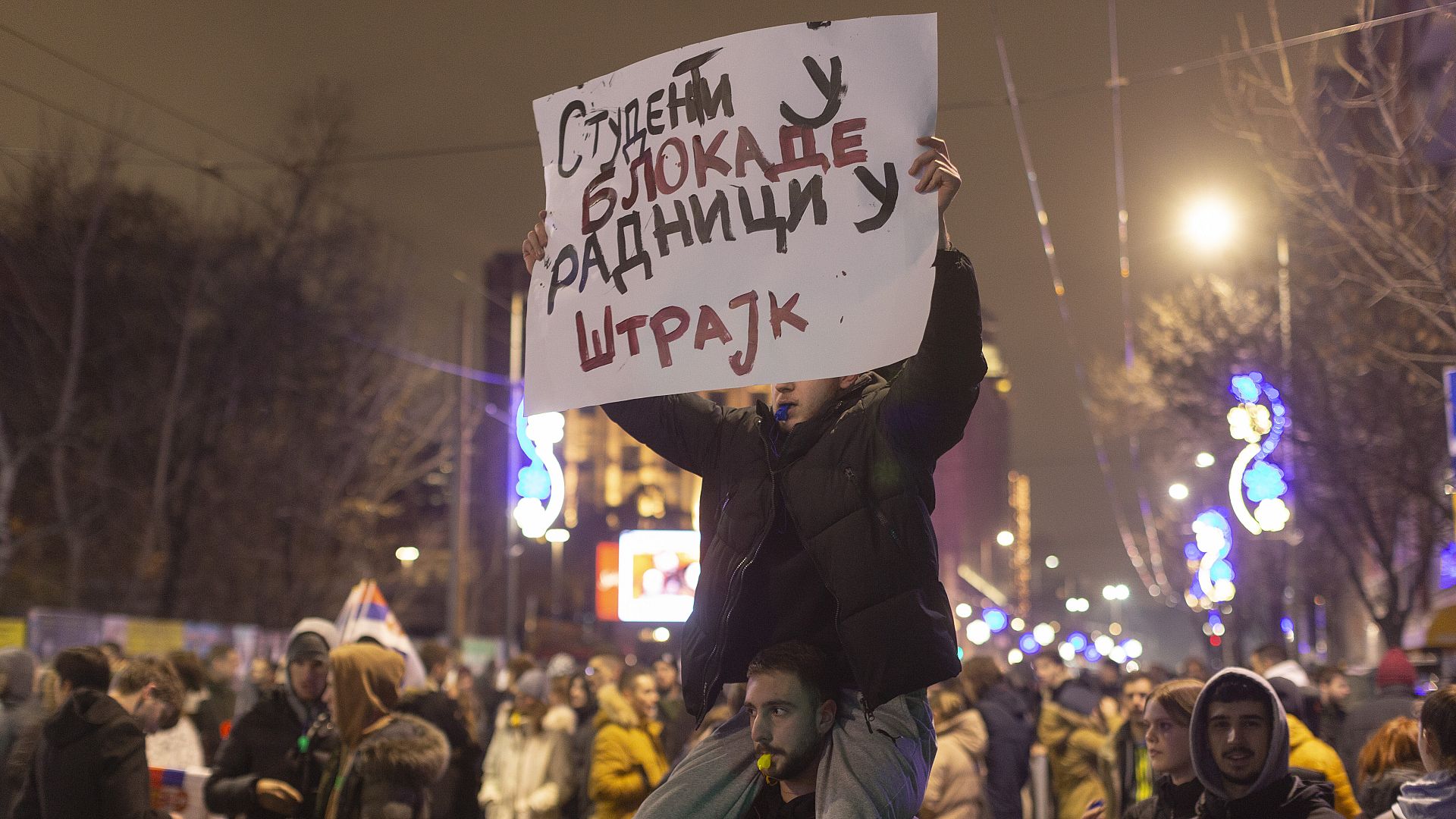 Vídeo. Manifestación estudiantil en Serbia contra el Gobierno populista ...
