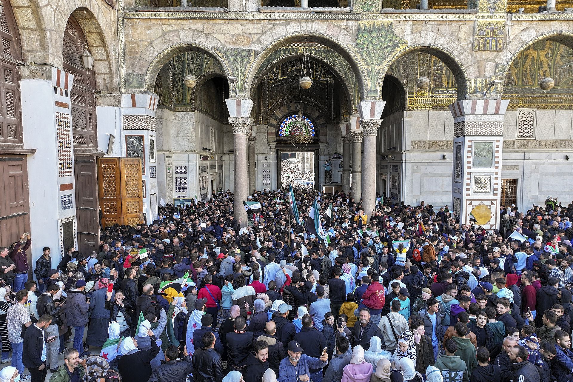 Syrians across the country celebrate al-Assad fall as interim leaders ...