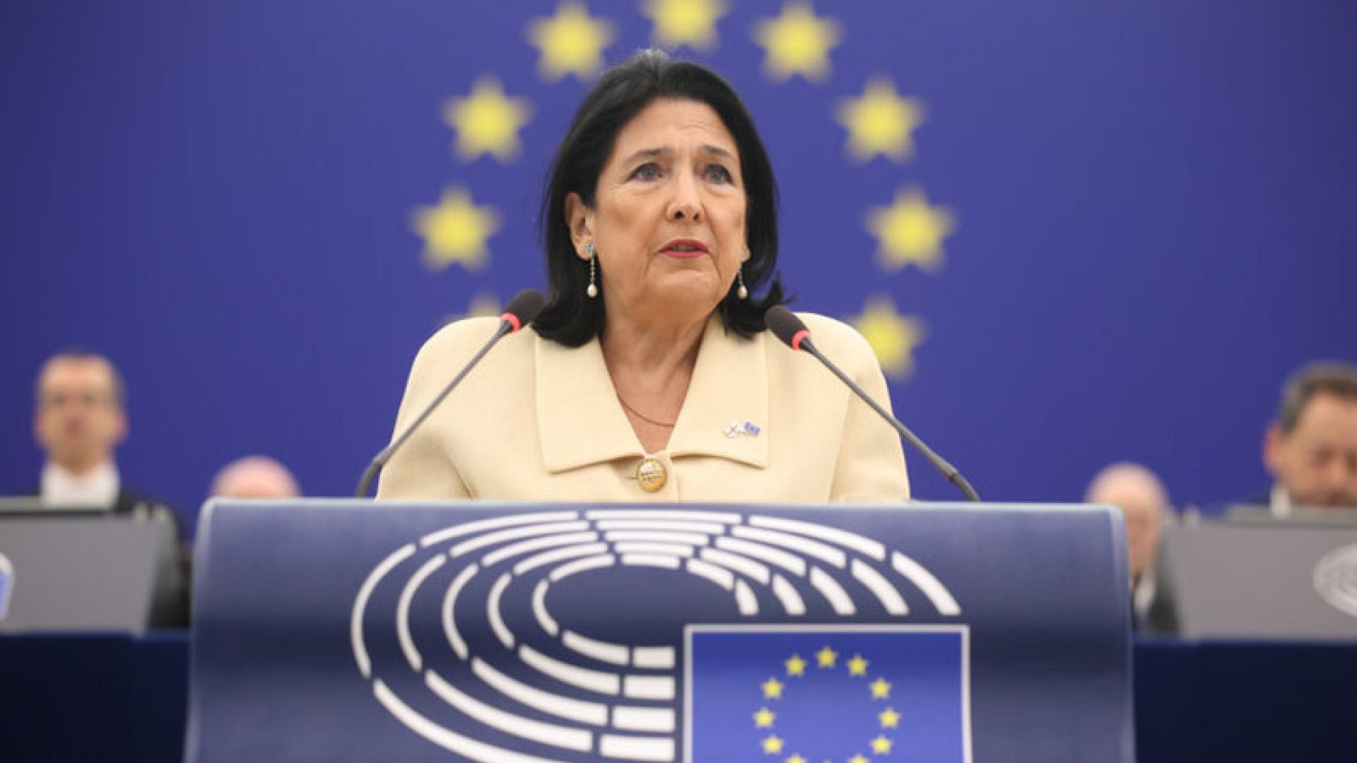 Presidente cessante da Geórgia pede apoio imediato da UE após eleição ...