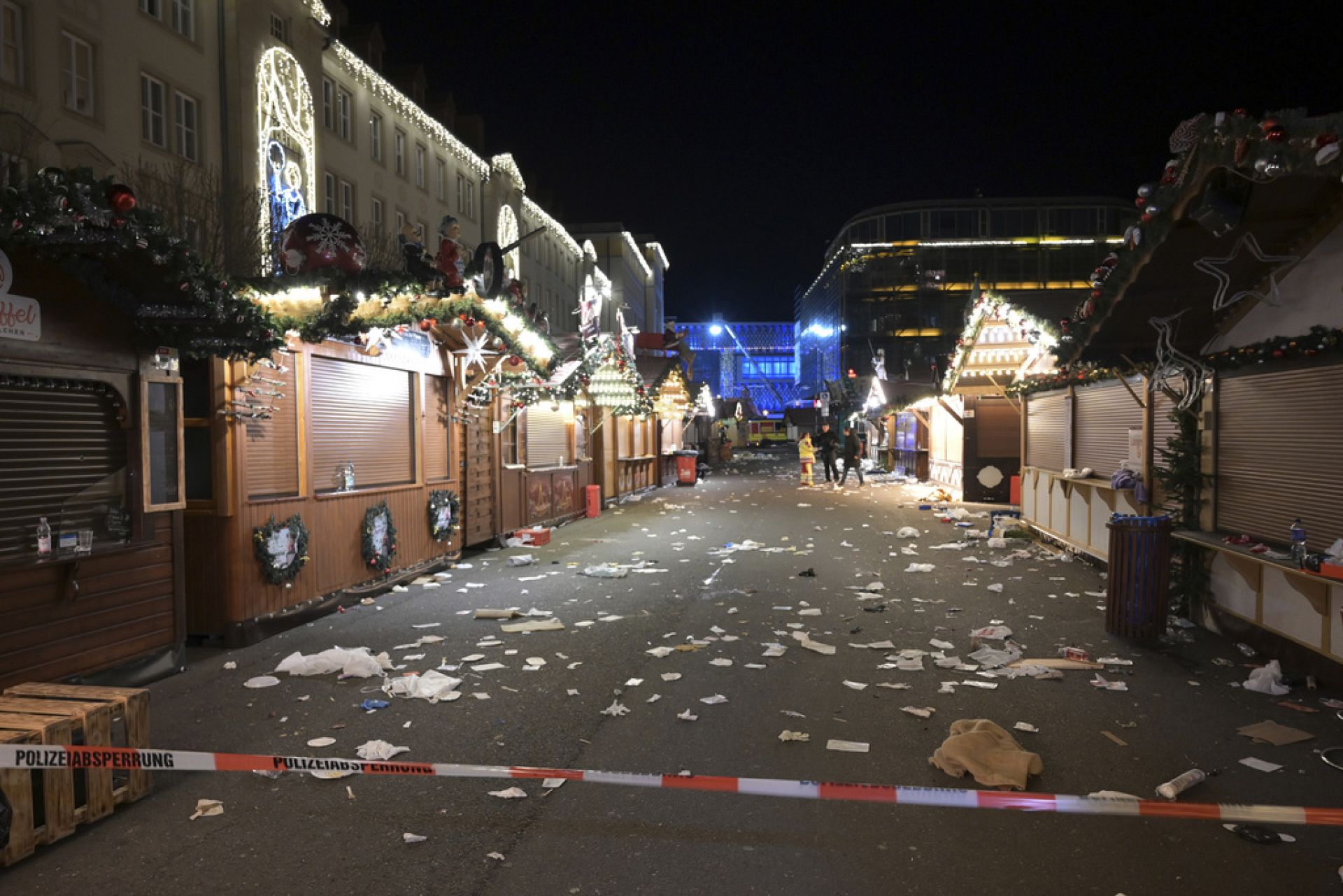 Multiple casualties after car drives into crowd at Christmas market in ...