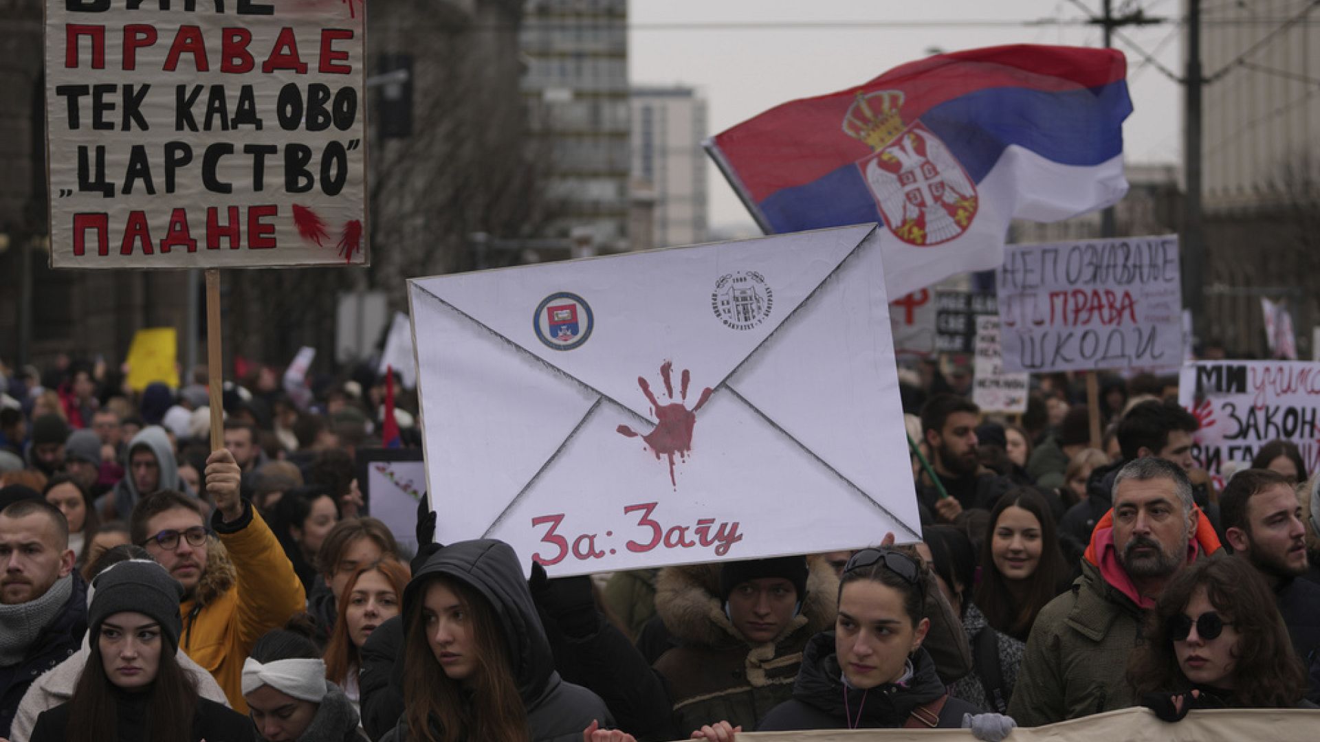 15 minutes for 15 lives: Students in Serbia demand accountability for ...