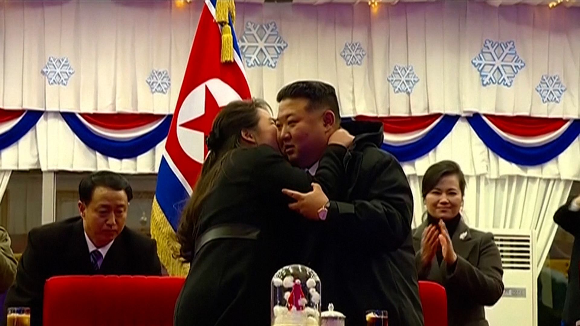 Video. North Korea's Kim and his daughter join NYE celebrations in ...