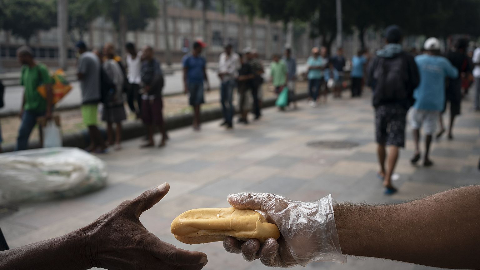Pessoas Pobres Pessoas Pobres Que Vivem Pobreza Longo Dos Canais